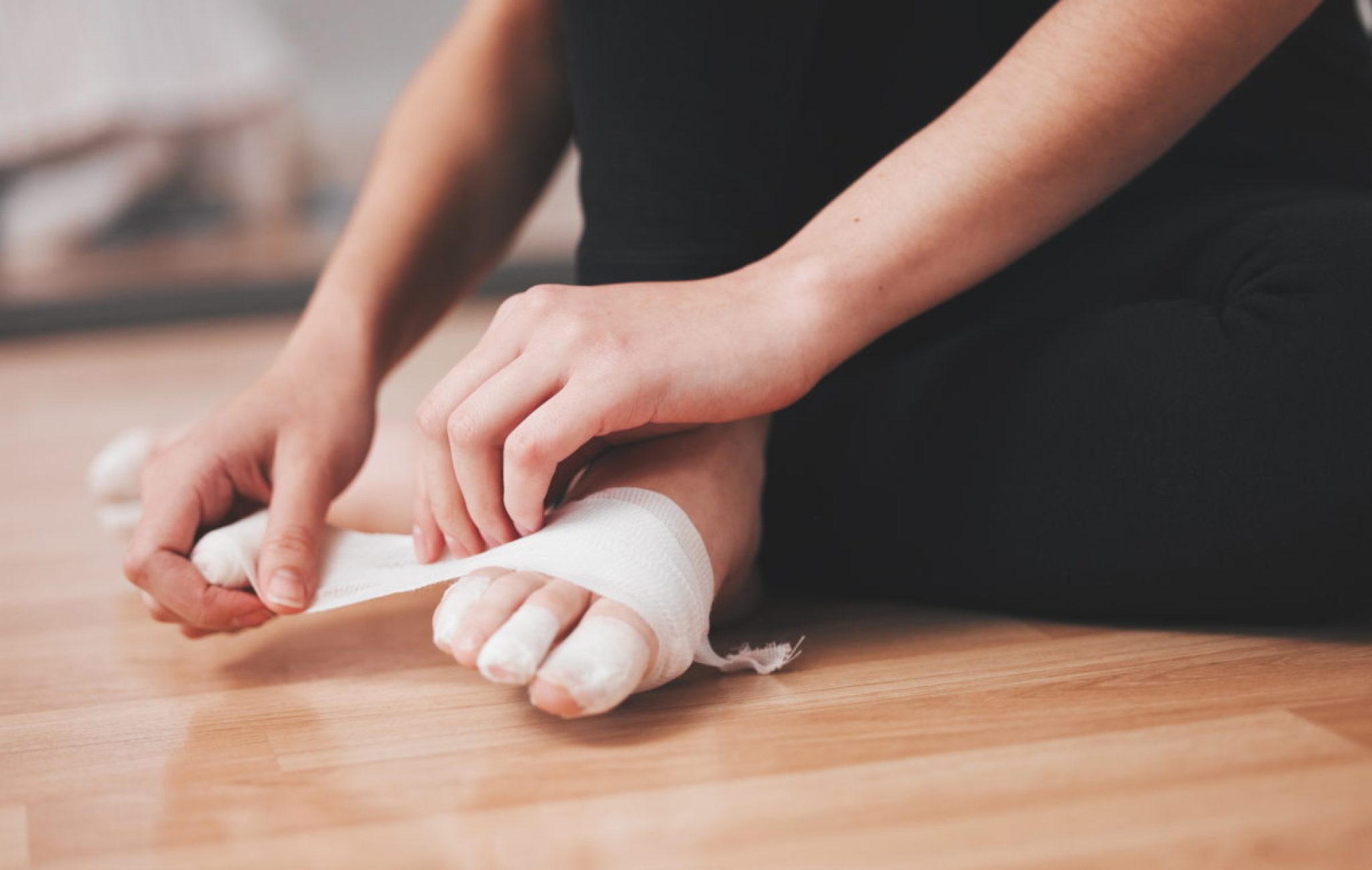 Ballerina Feet – First Aid Wound Care